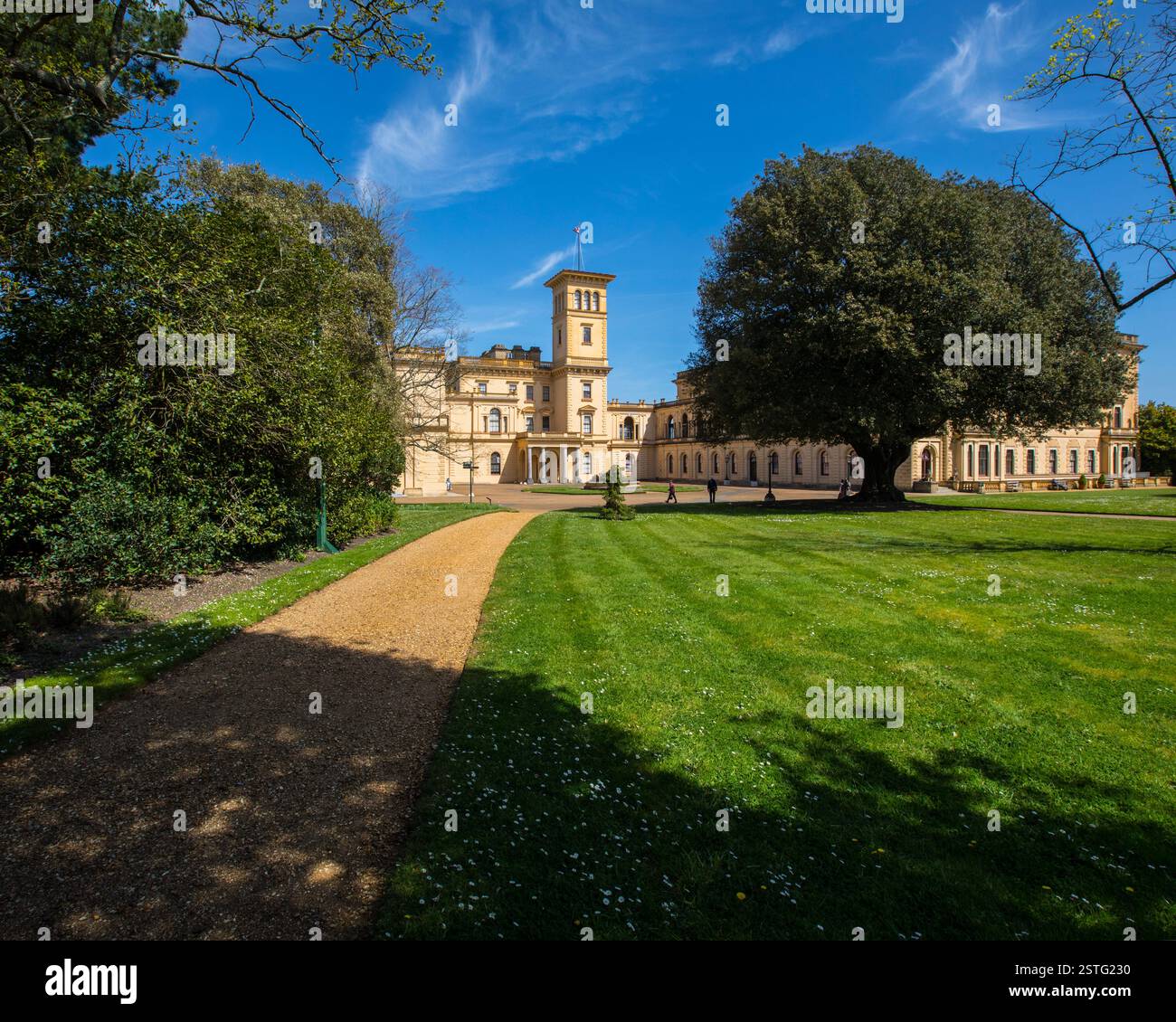 Isle of Wight, UK - May 3rd 2023: The stunning Osborne House - the ...