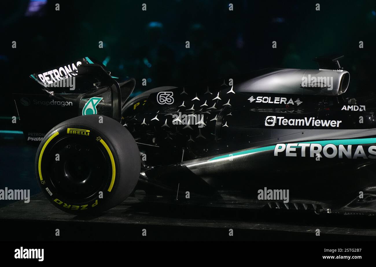 Mercedes livery for the 2025 season is launched during the F1 75 Live ...