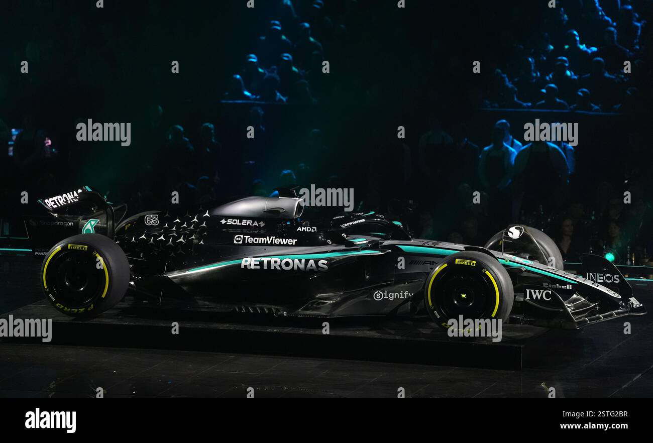 Mercedes livery for the 2025 season is launched during the F1 75 Live ...