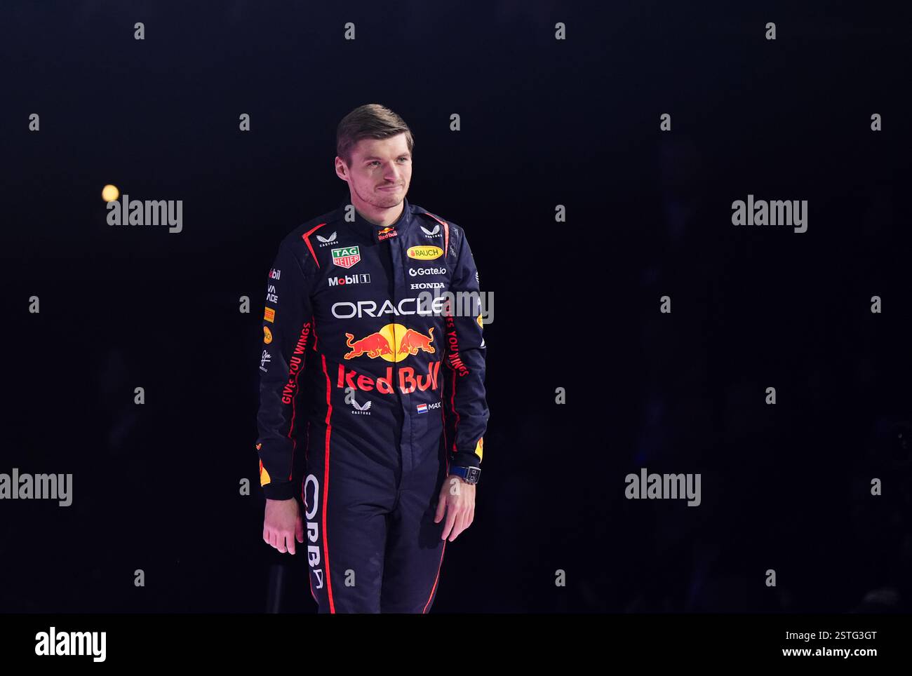 Red Bull driver Max Verstappen during the F1 75 Live launch event at ...