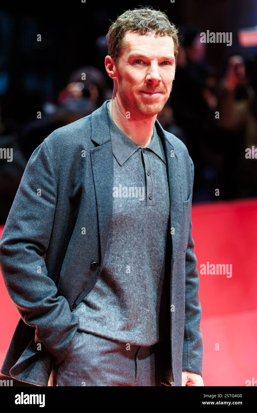 Berlin, Germany. 18th Feb, 2025. Benedict Cumberbatch seen on the Red ...