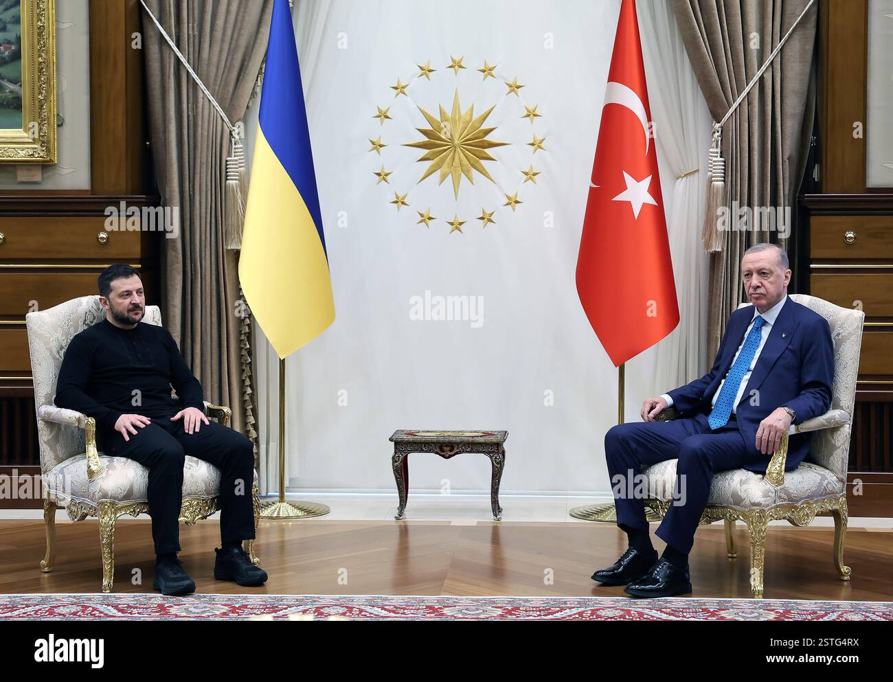 Ankara, Turkey. 18th Feb, 2025. Turkey's President Recep Tayyip Erdogan ...