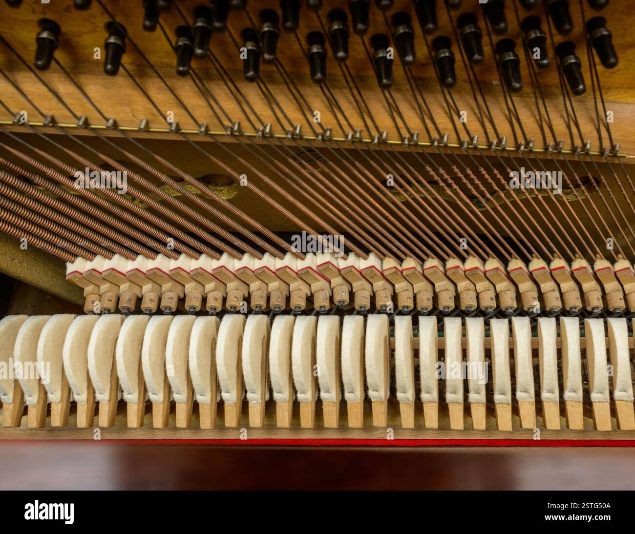 Piano mechanism hi-res stock photography and images - Alamy