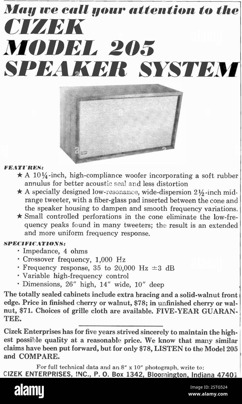 1960s stereo system with speakers hi-res stock photography and images ...