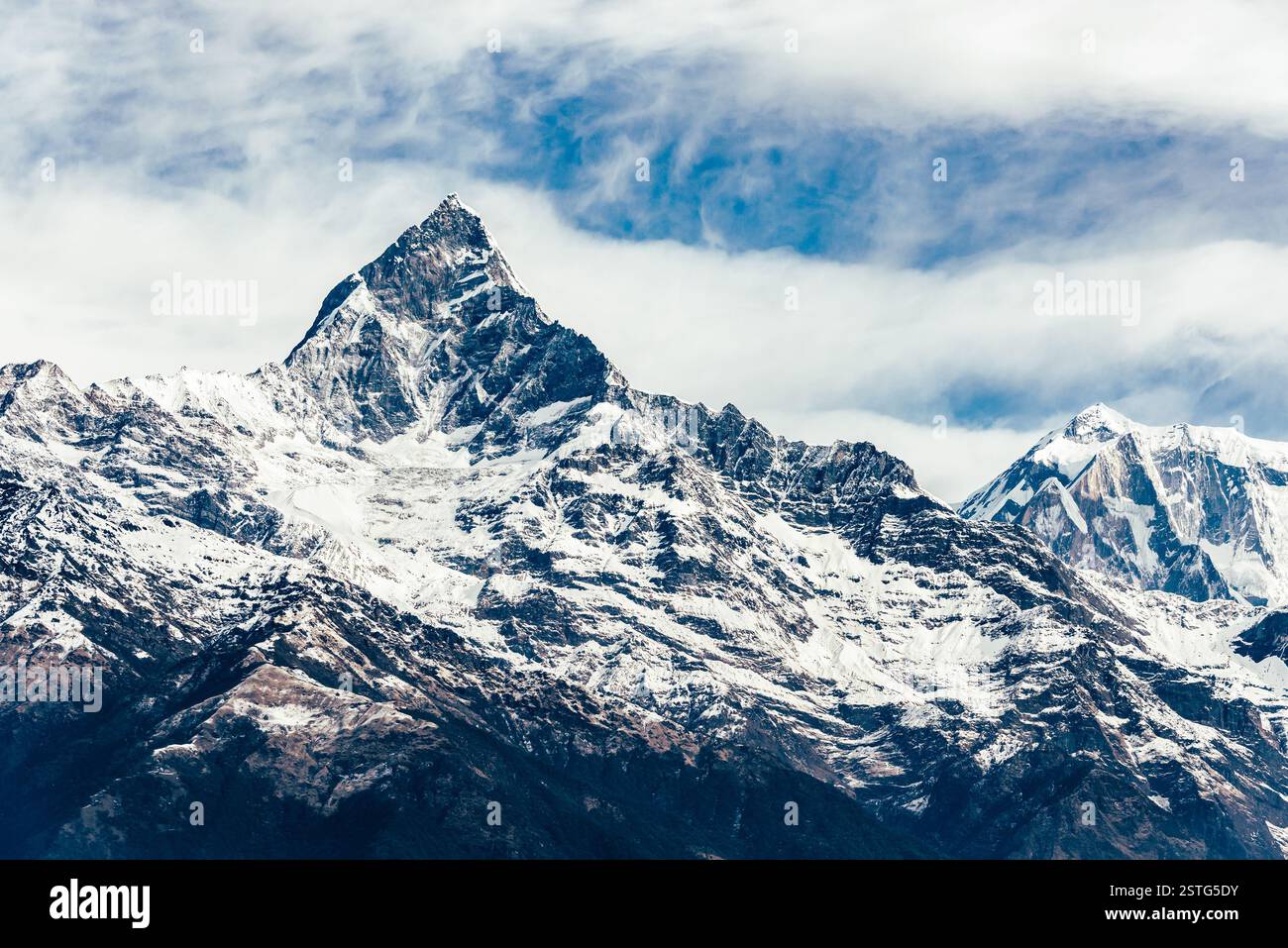The Machhapuchhre (Fish Tail) in Nepal Stock Photo - Alamy