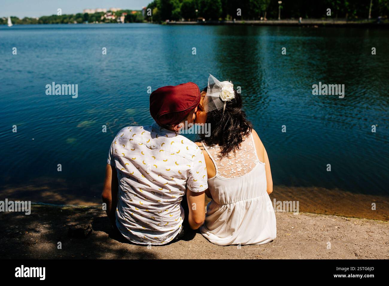 Gently kiss hi-res stock photography and images - Alamy