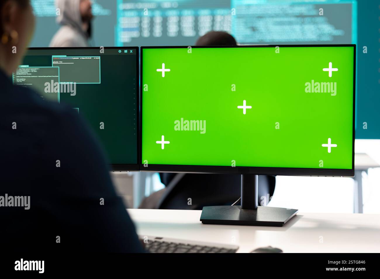 Governmental hackers using green screen in performing cyber security ...