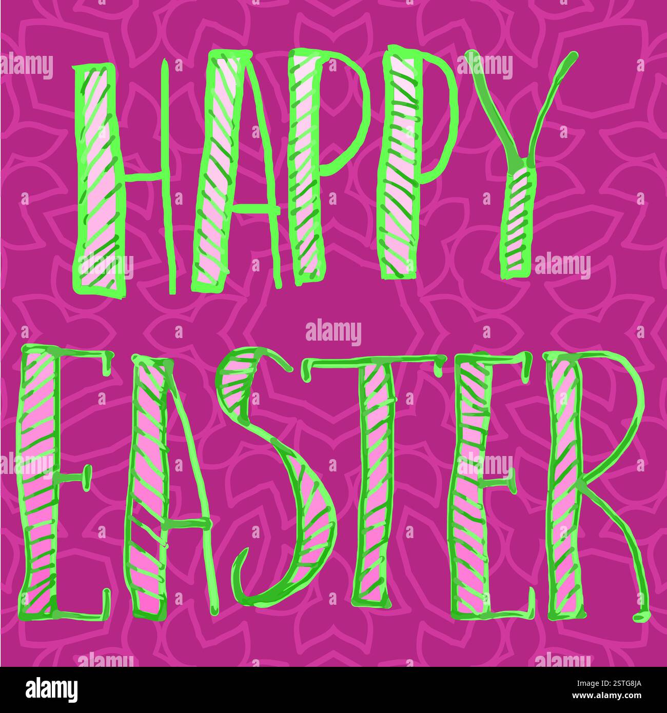 Bright hand drawn letters hi-res stock photography and images - Alamy