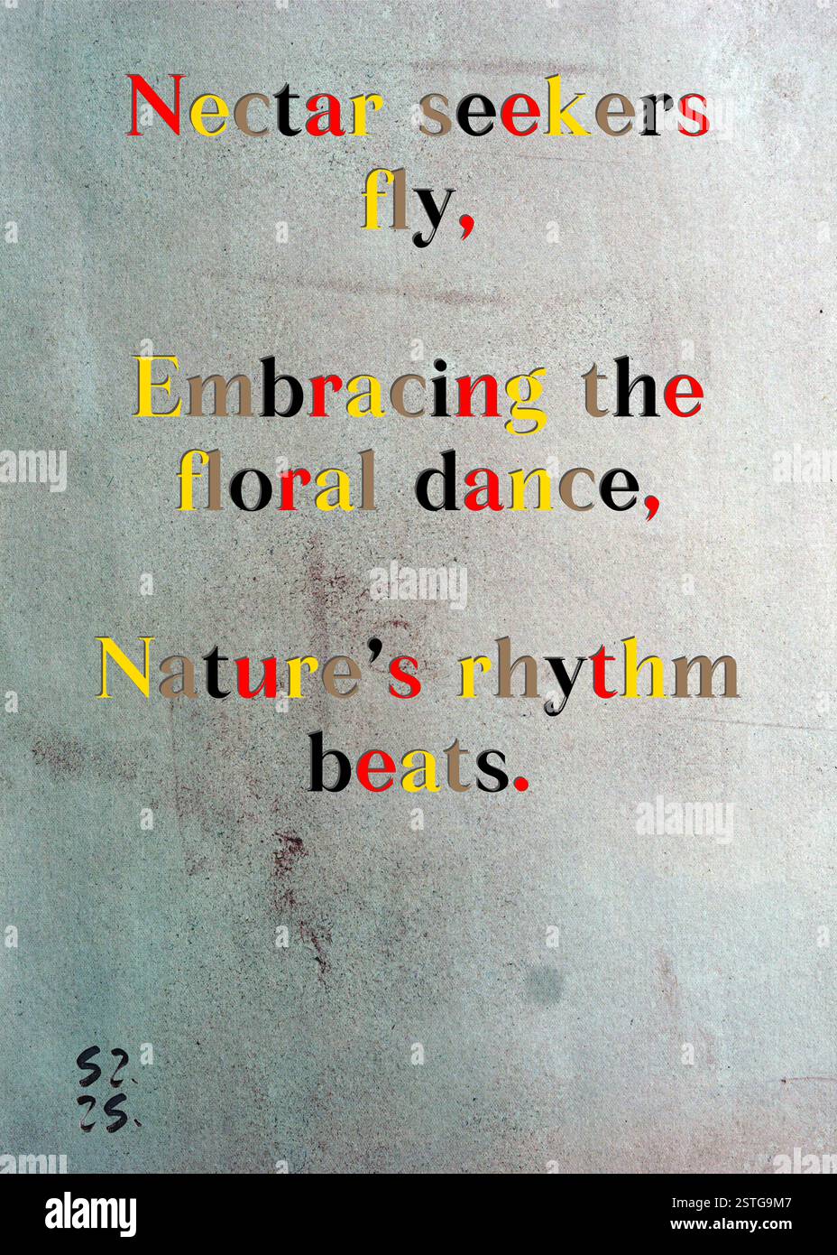 Nectar seekers fly, Embracing the floral dance, Nature's rhythm beats ...