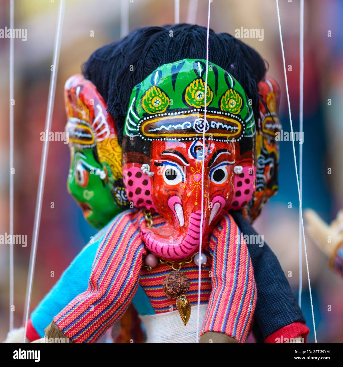 Traditional Nepalese puppet Stock Photo - Alamy