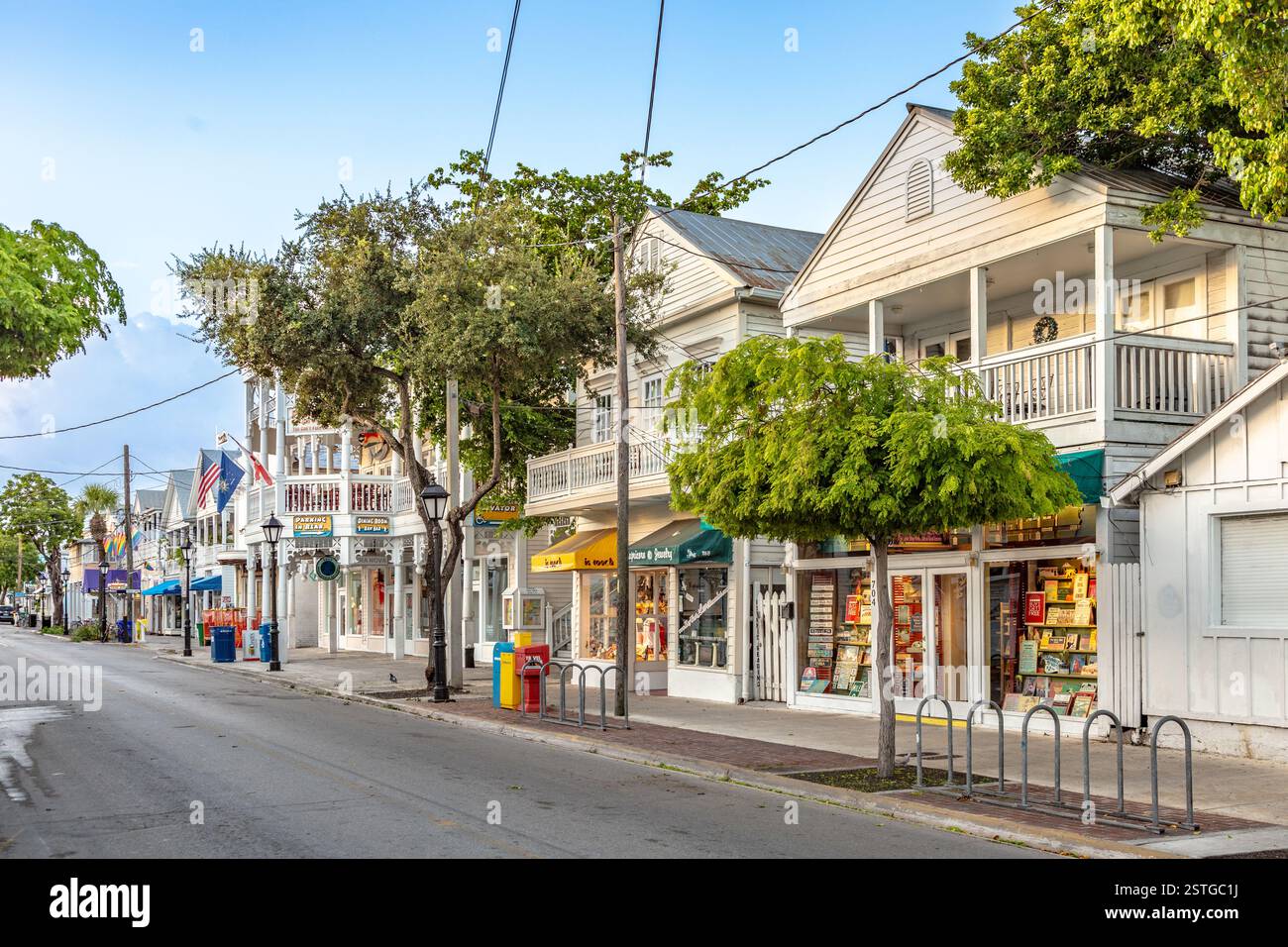 KEY WEST, USA - AUG 27, 2014: typical wooden historic architecture from ...