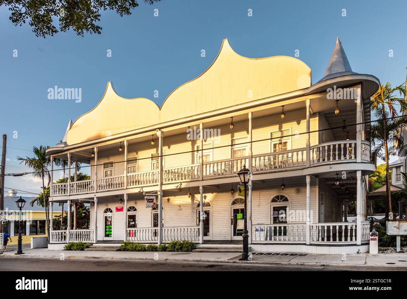 Key West, USA - August 27, 2014: typical wooden historic architecture ...