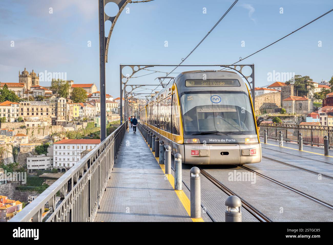 Train tramway modern buildings hi-res stock photography and images - Alamy