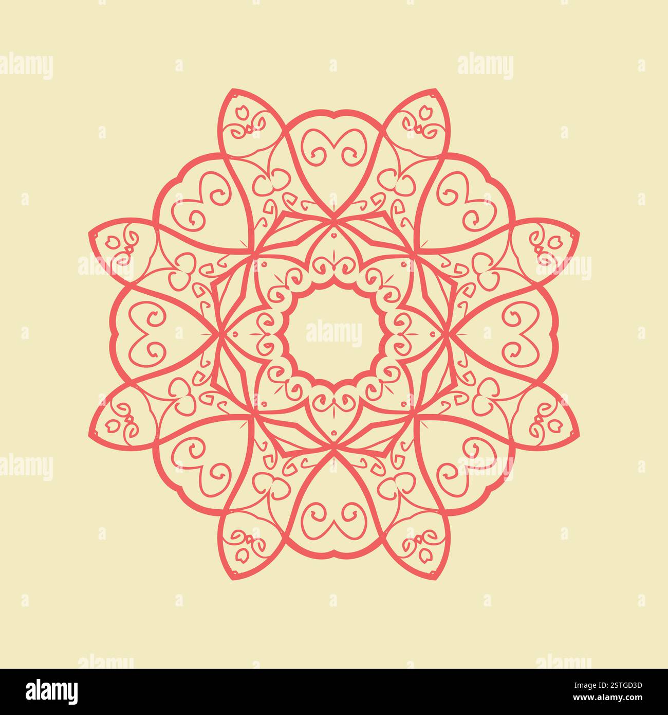 Vector mandala patterns hi-res stock photography and images - Alamy