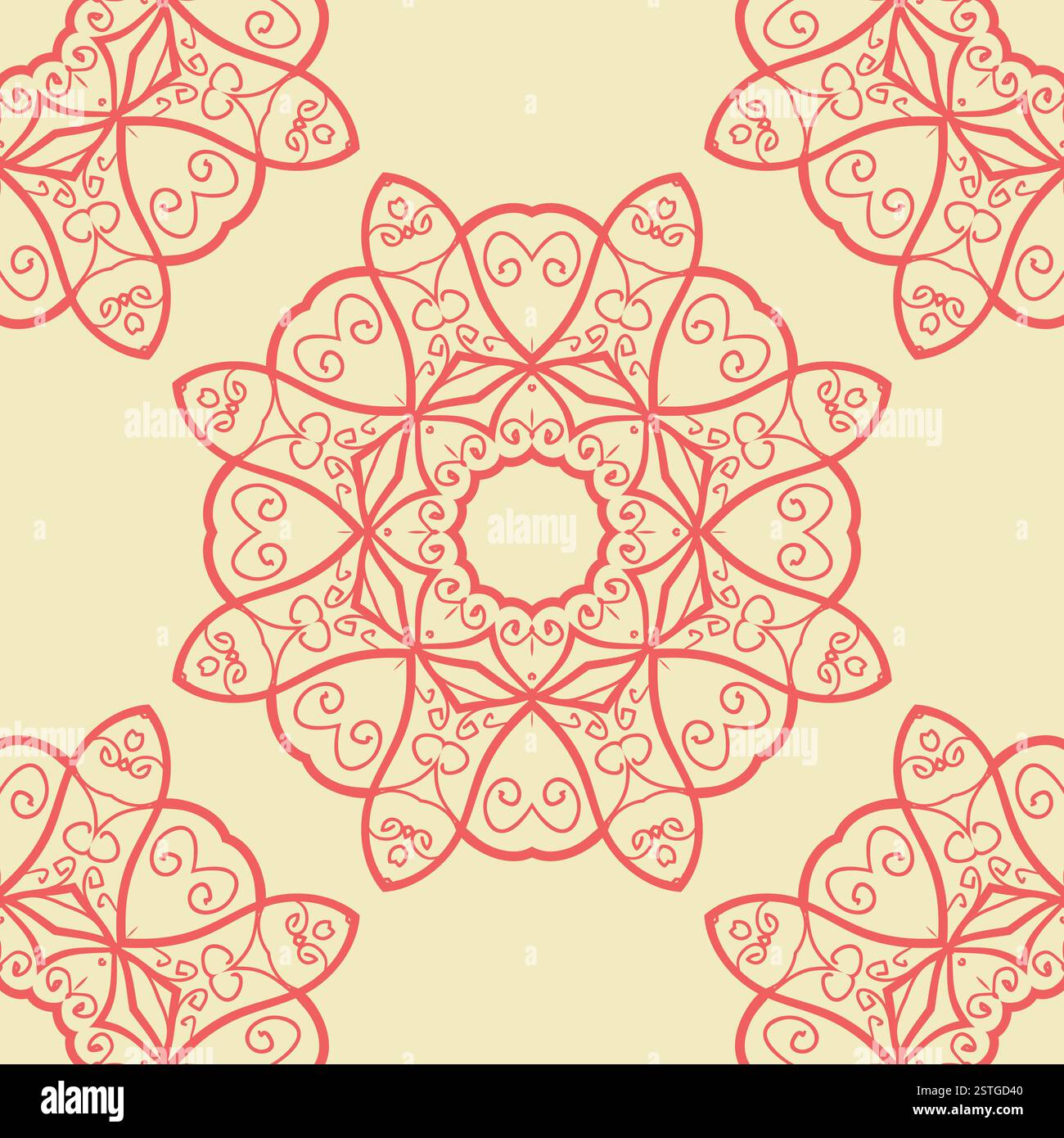 Seamless Doodle Print Stock Photo - Alamy