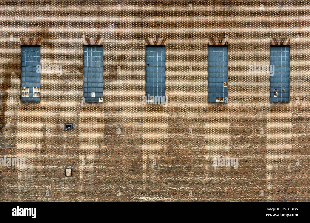 Old factory brick wall Stock Photo - Alamy