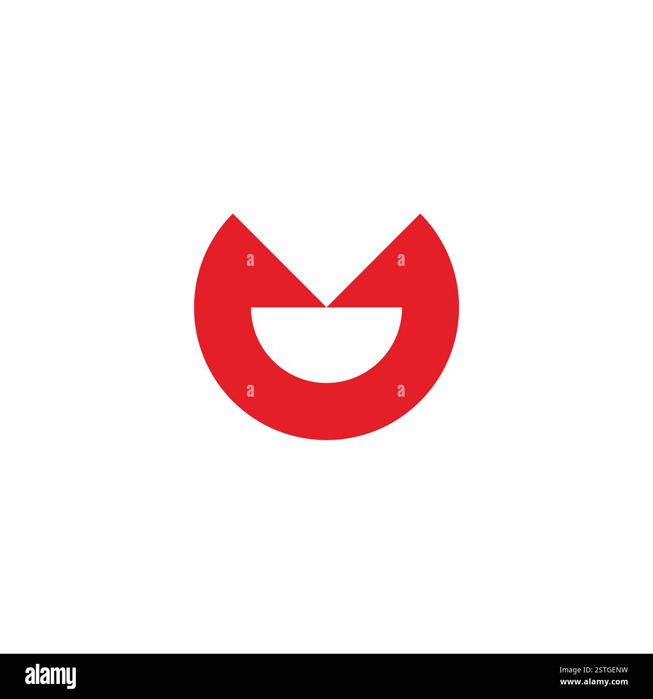 letter m smile simple round arrow logo vector Stock Vector Image & Art ...