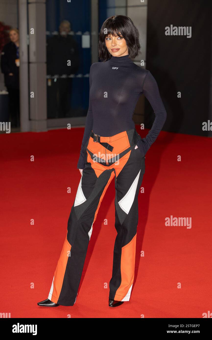 Maura Higgins attends the red carpet for F1 75 Live, as Formula 1 ...
