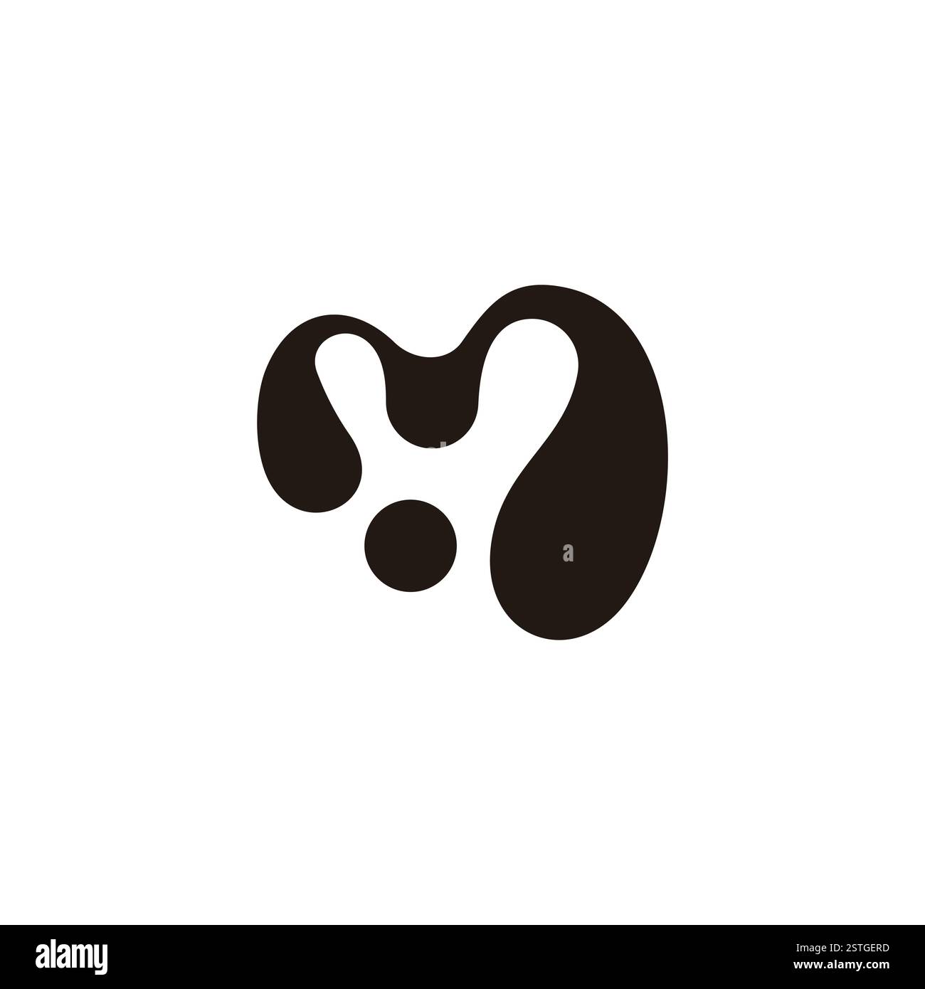 letters m liquid oil curves flow logo vector Stock Vector Image & Art - Alamy
