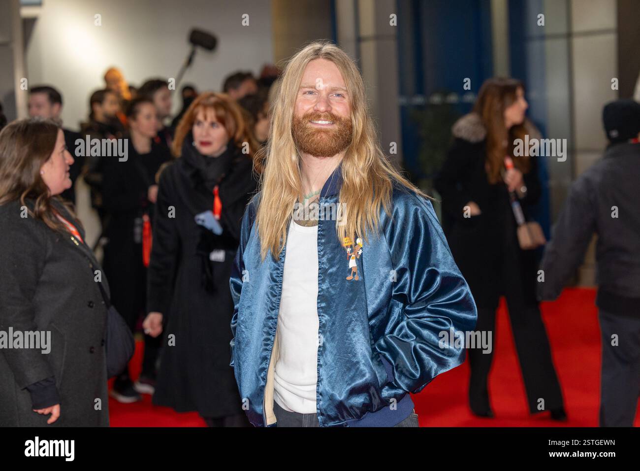 Sam Ryder attends the red carpet for F1 75 Live, as Formula 1 launches ...