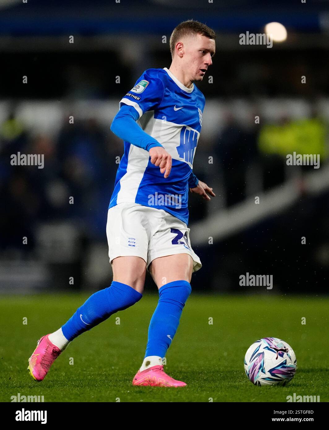 Birmingham City's Jay Stansfield during the Vertu Trophy Semi Final ...