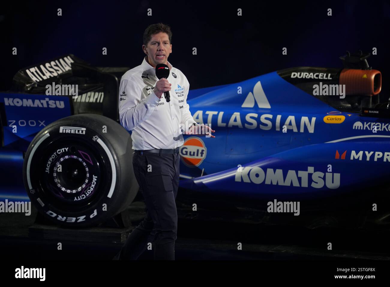Williams team principal James Vowles attends the F1 75 Live launch ...