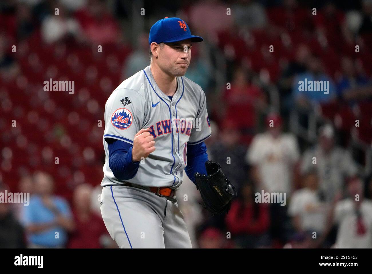 FILE - New York Mets relief pitcher Adam Ottavino celebrates after ...
