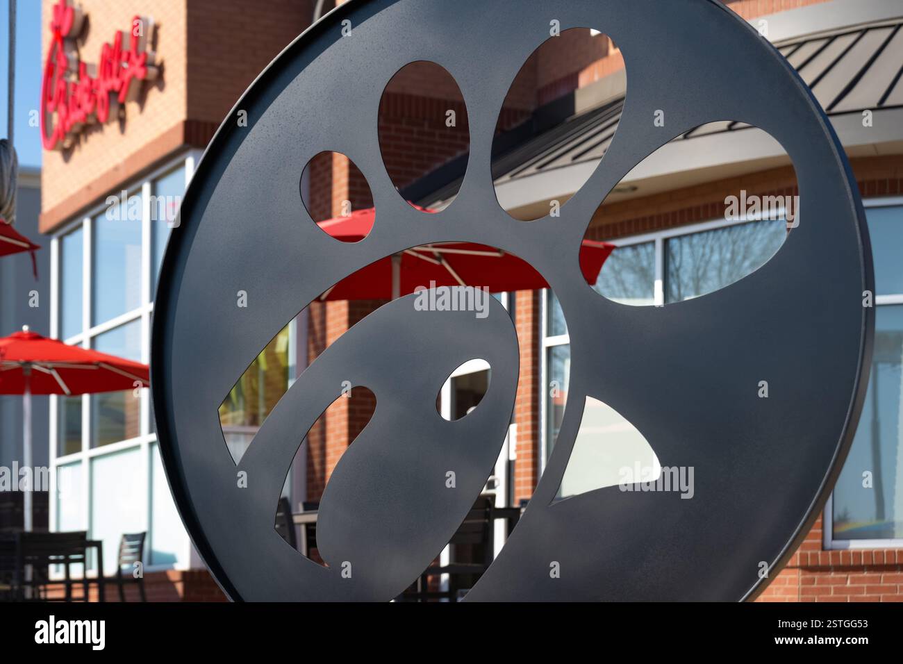 Chick-fil-A restaurant in Cordele, Georgia. (USA Stock Photo - Alamy