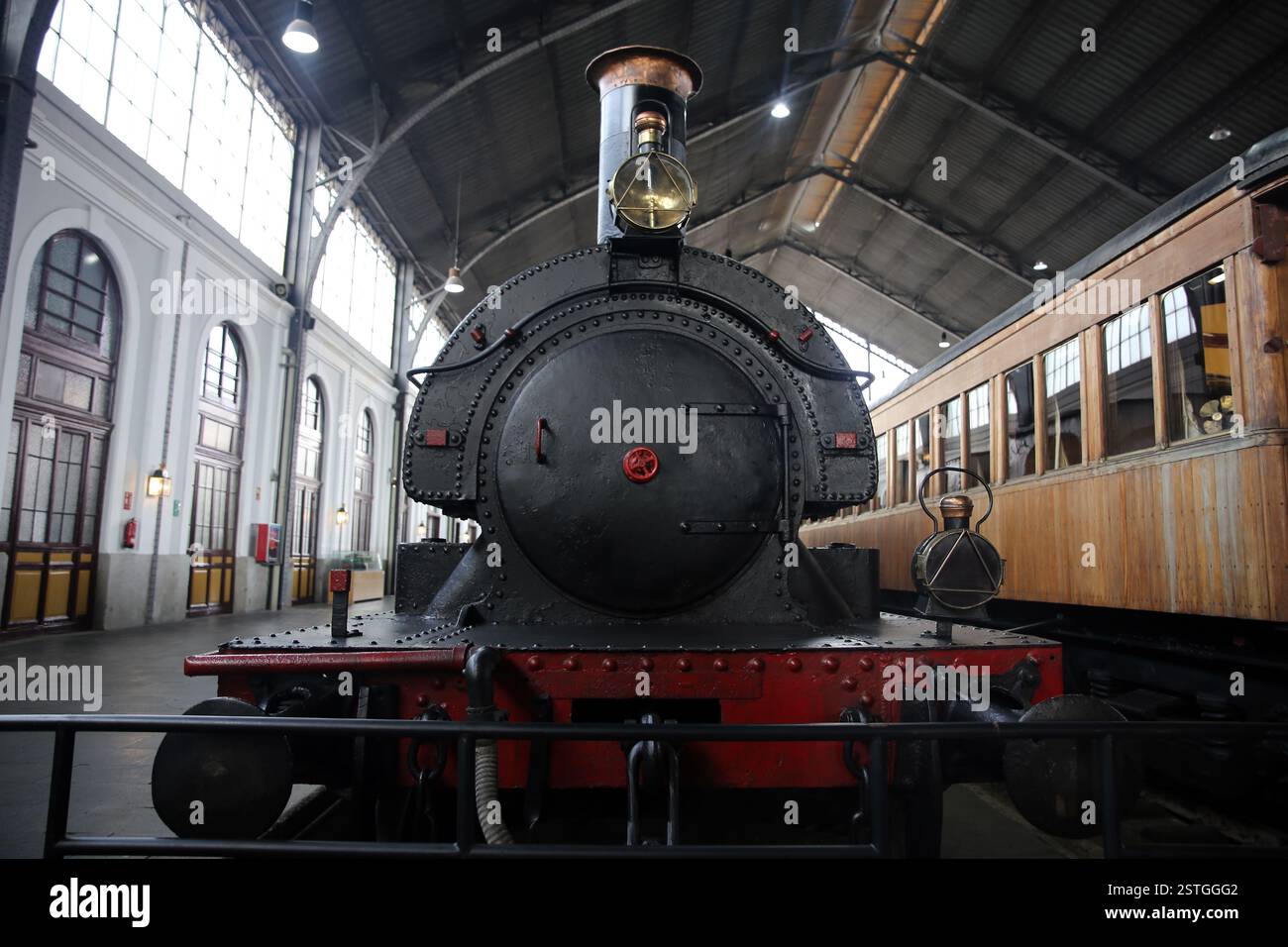 Steam locomotive. 130-0201. "Pucherta" line. (Sharp, Stewart & Ltd ...