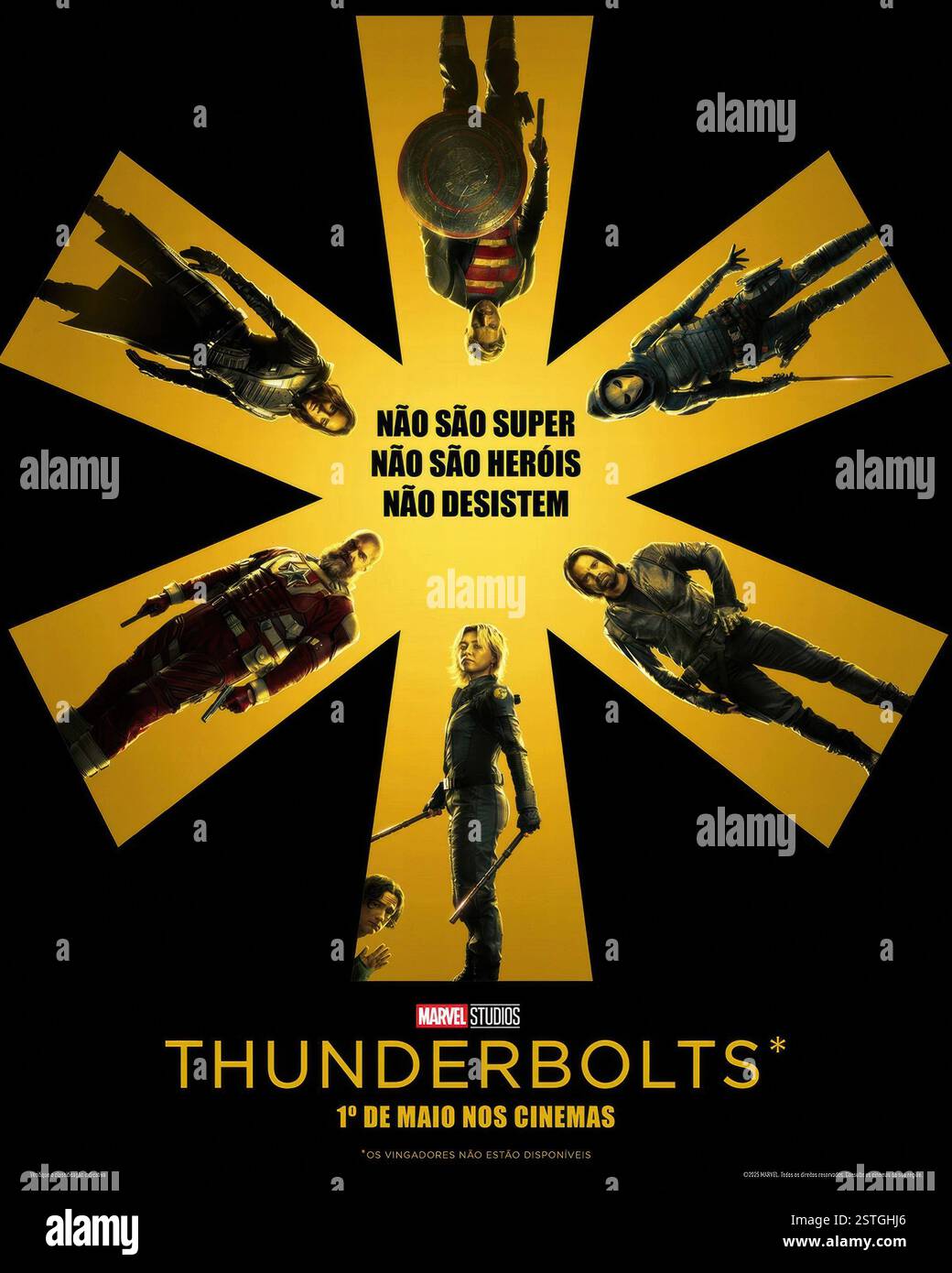 THUNDERBOLTS*, (aka THUNDERBOLTS), poster in Portuguese, clockwise from ...