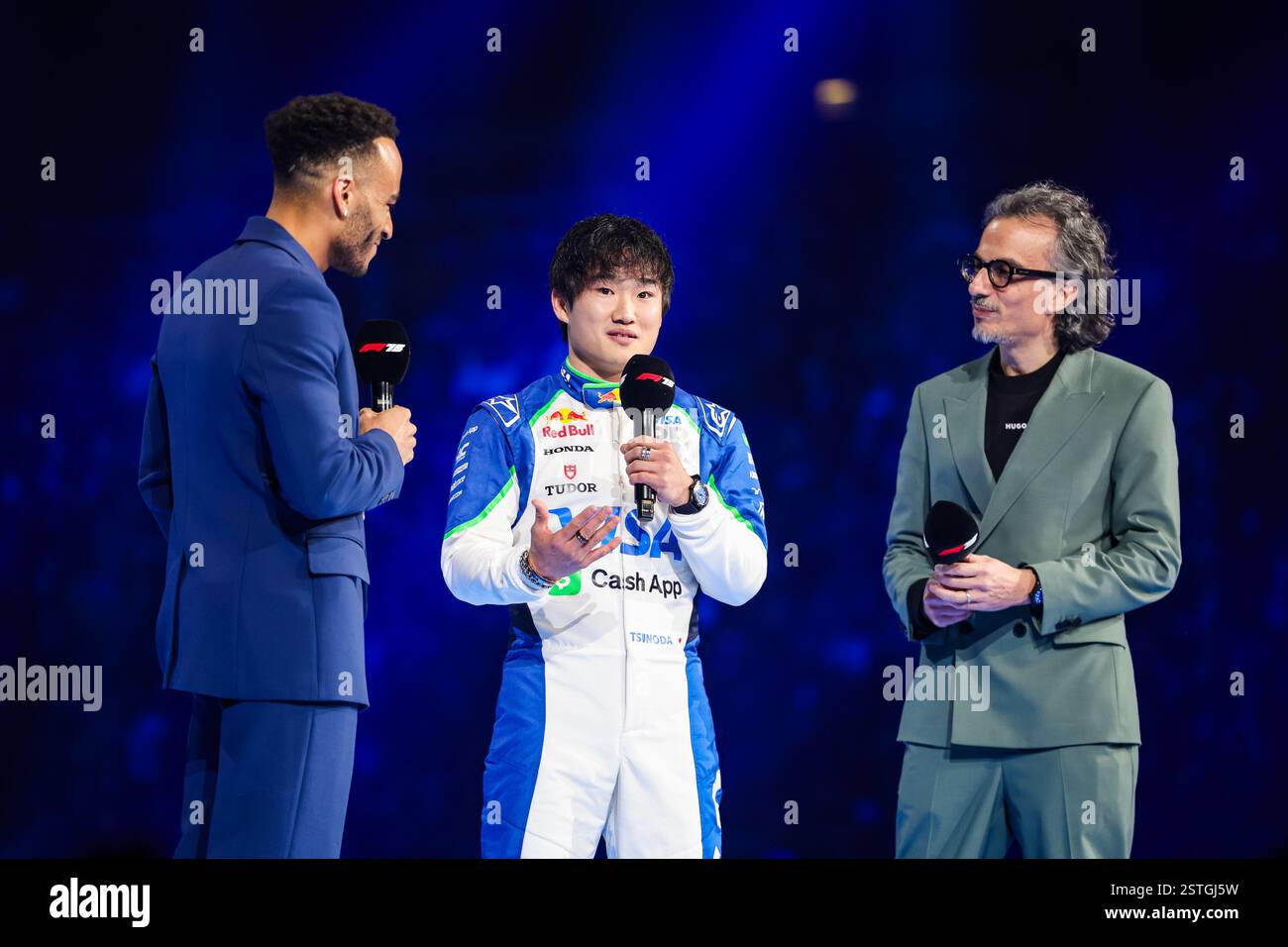 London, Emirats Arabes Unis. 18th Feb, 2025. TSUNODA Yuki (jap), Visa ...