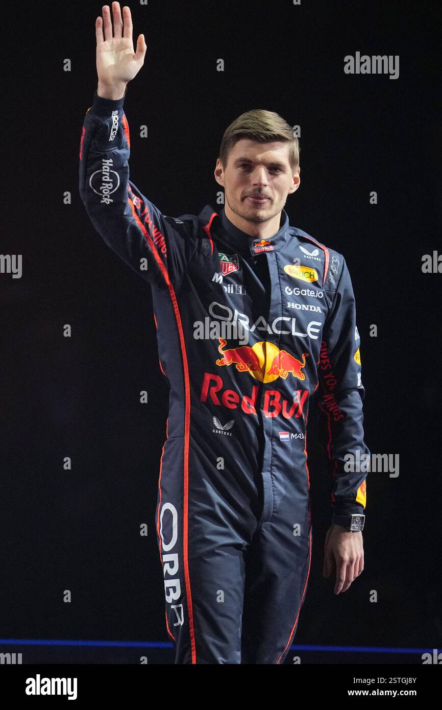 Red Bull driver Max Verstappen of the Netherlands attends the F1 75 ...