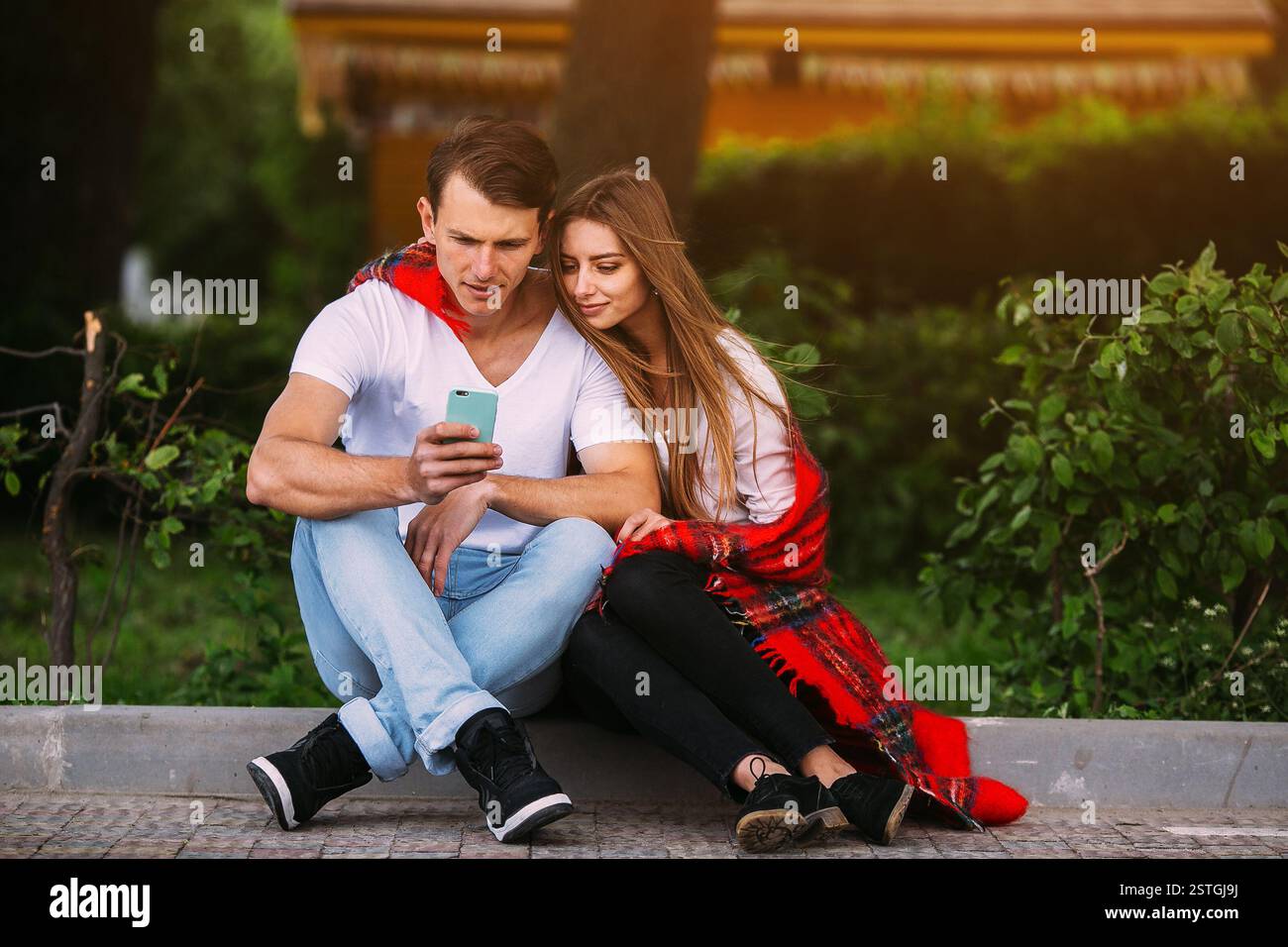 Closeup young loving couple hi-res stock photography and images - Alamy