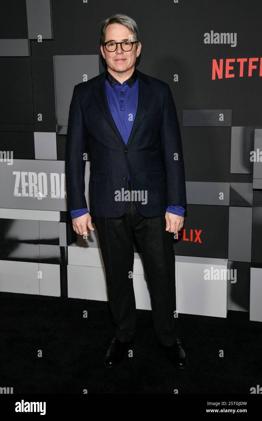 Matthew Broderick attends the world premiere of Netflix's "Zero Day" at ...