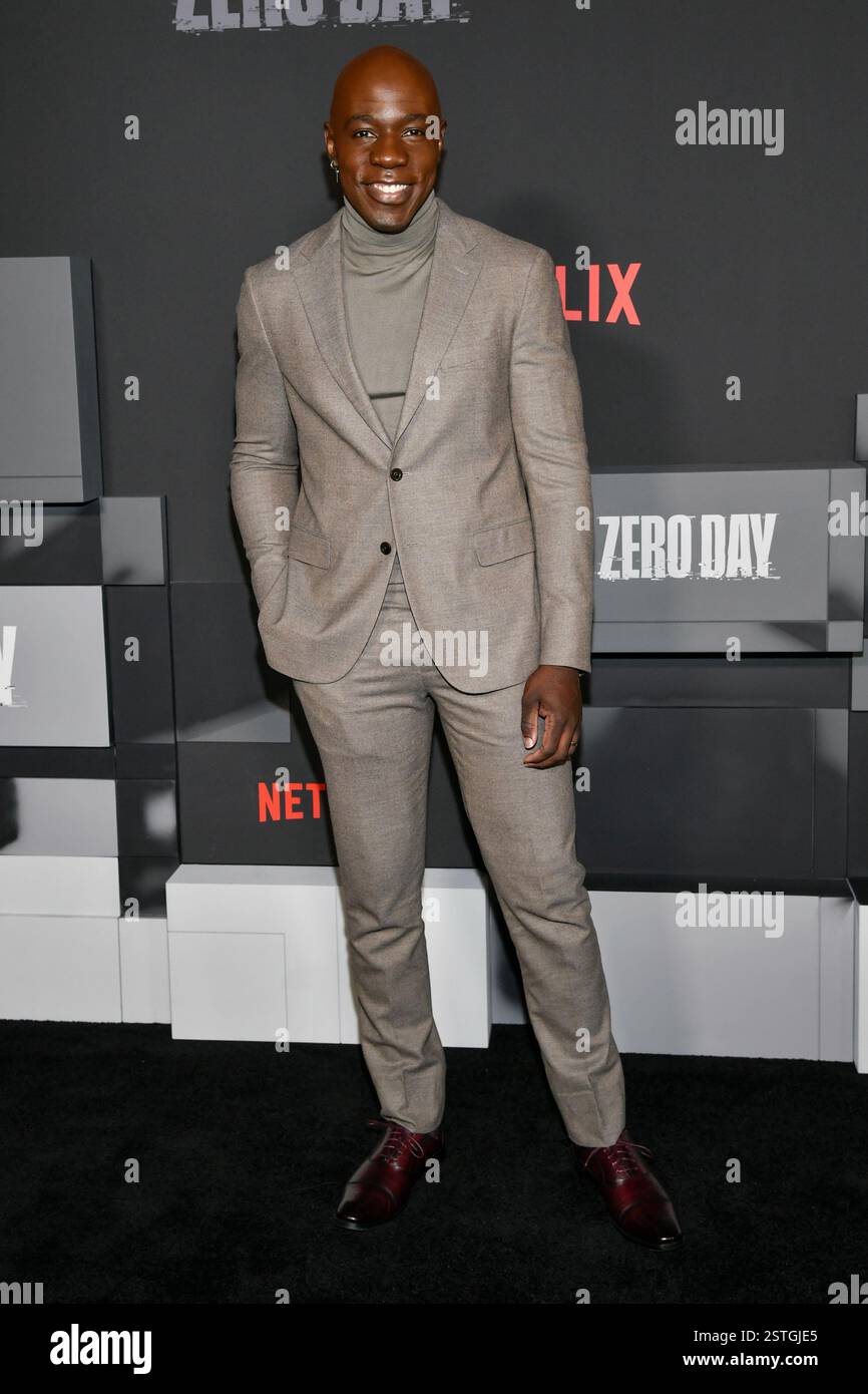 McKinley Belcher III attends the world premiere of Netflix's "Zero Day ...
