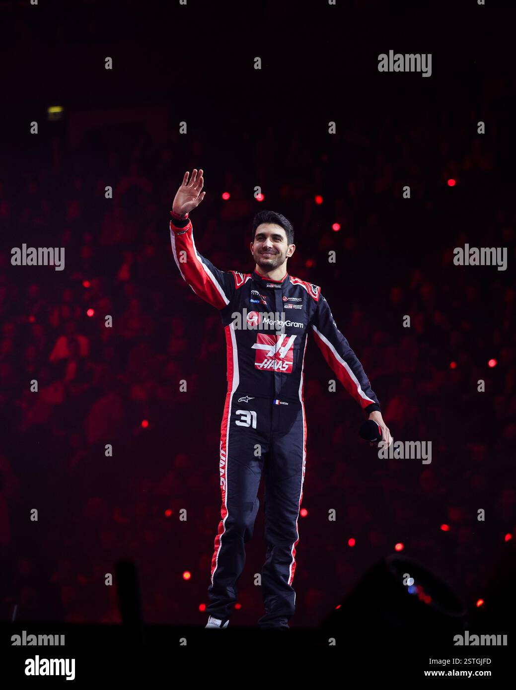 London, Emirats Arabes Unis. 18th Feb, 2025. OCON Esteban (fra), Haas ...