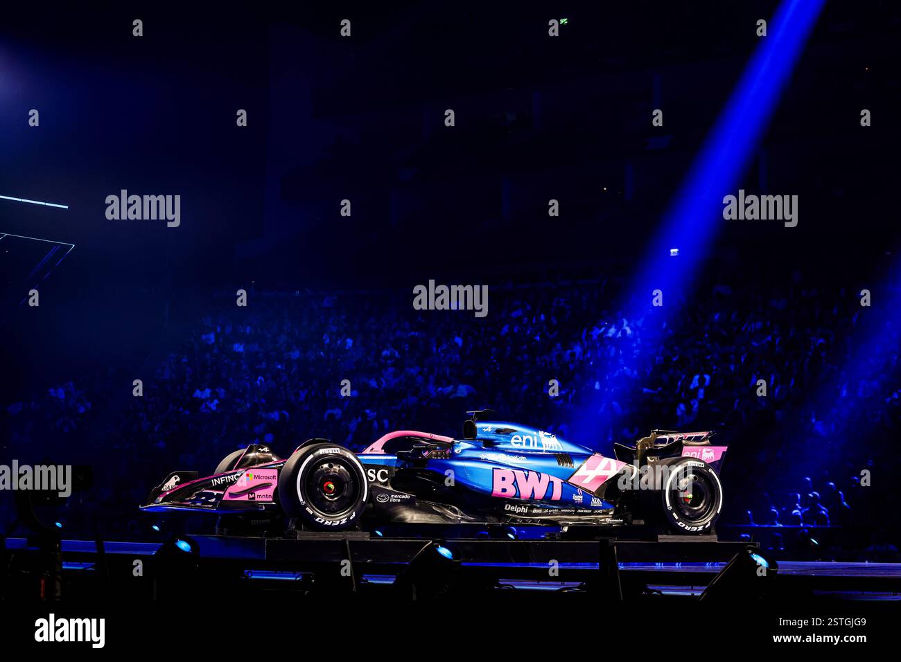 London, Emirats Arabes Unis. 18th Feb, 2025. Alpine F1 Team A525 livery ...