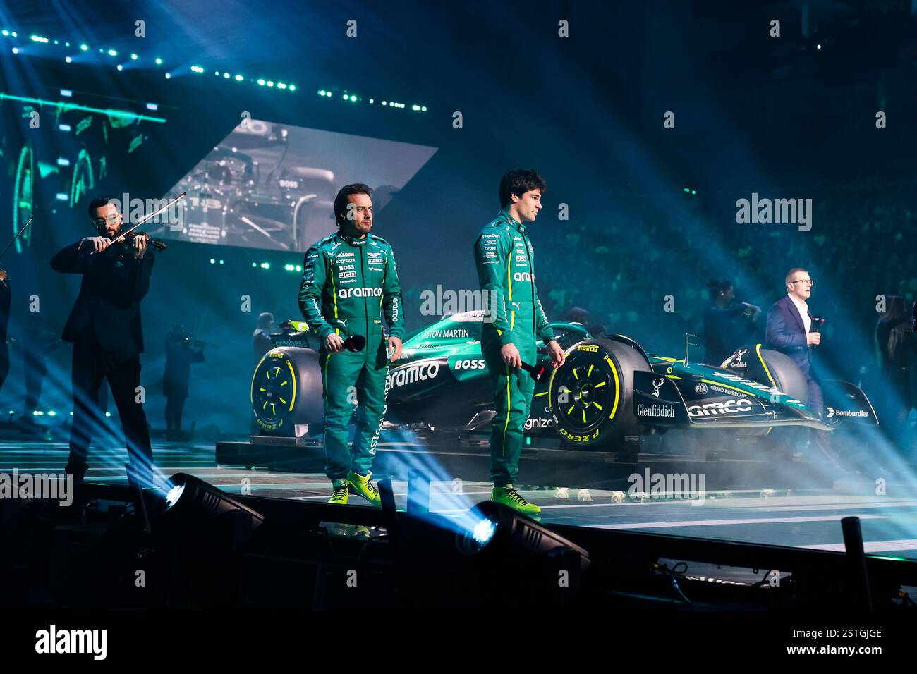 London, Emirats Arabes Unis. 18th Feb, 2025. Aston Martin F1 Team AMR25 ...