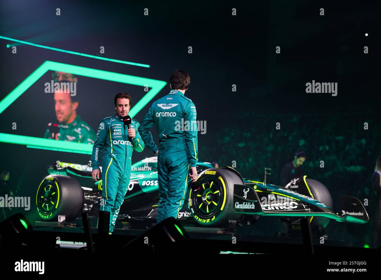 London, Emirats Arabes Unis. 18th Feb, 2025. Aston Martin F1 Team AMR25 ...