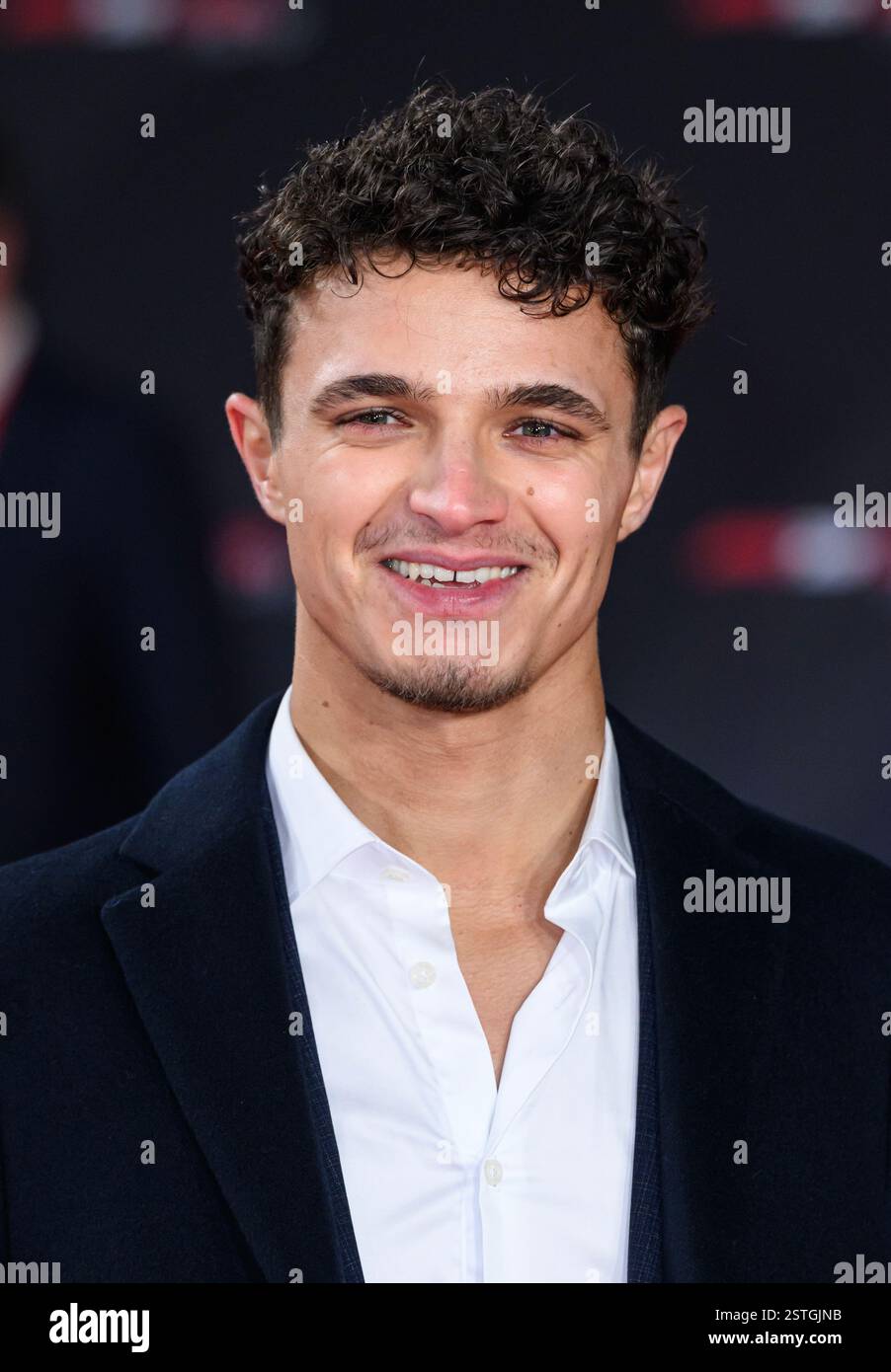 London, UK. February 18th, 2025. Lando Norris arriving at the F1 75 ...