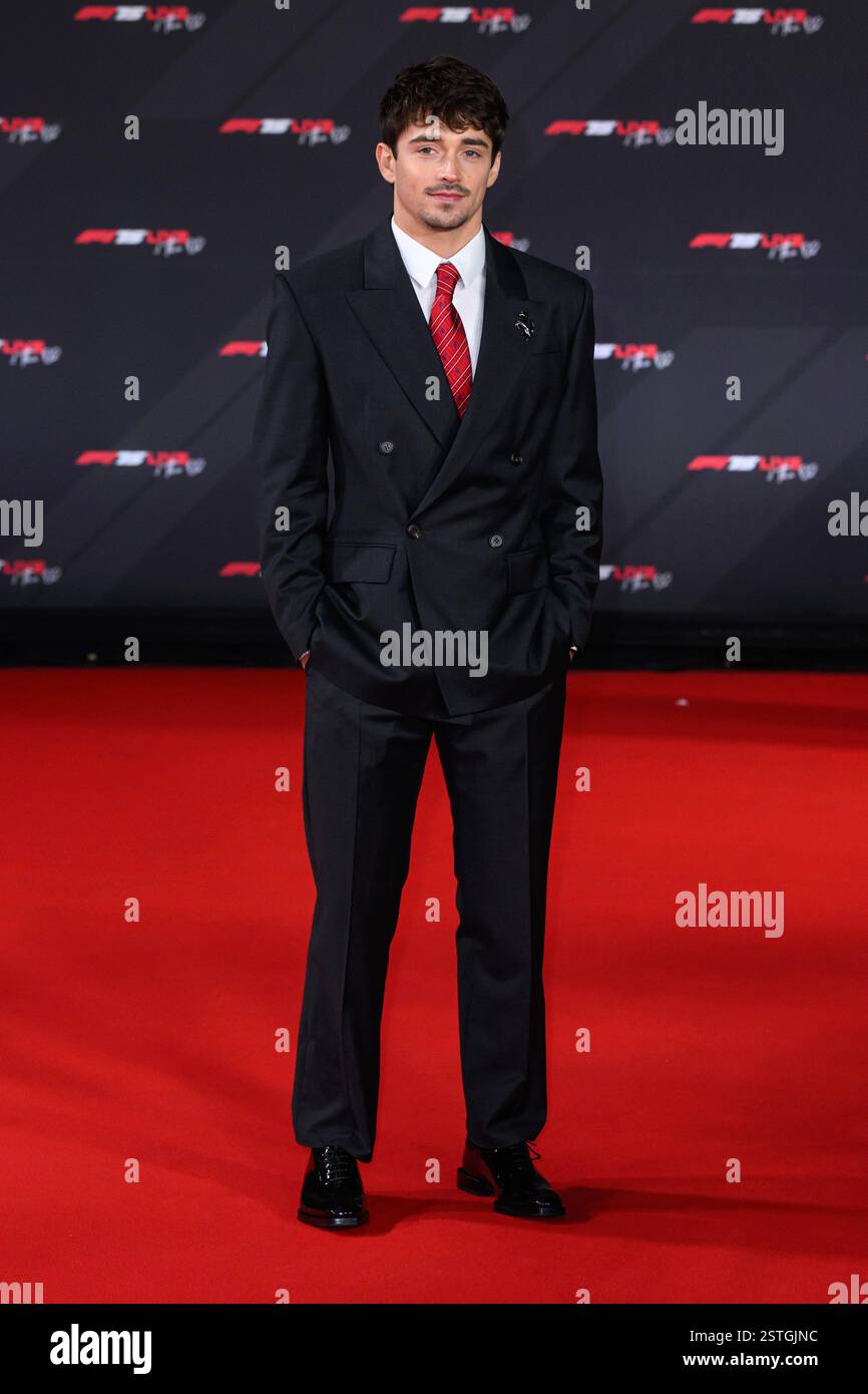 London, UK. February 18th, 2025. Charles Leclerc arriving at the F1 75 ...