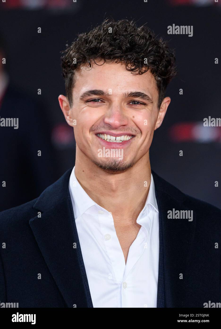 London, UK. February 18th, 2025. Lando Norris arriving at the F1 75 ...