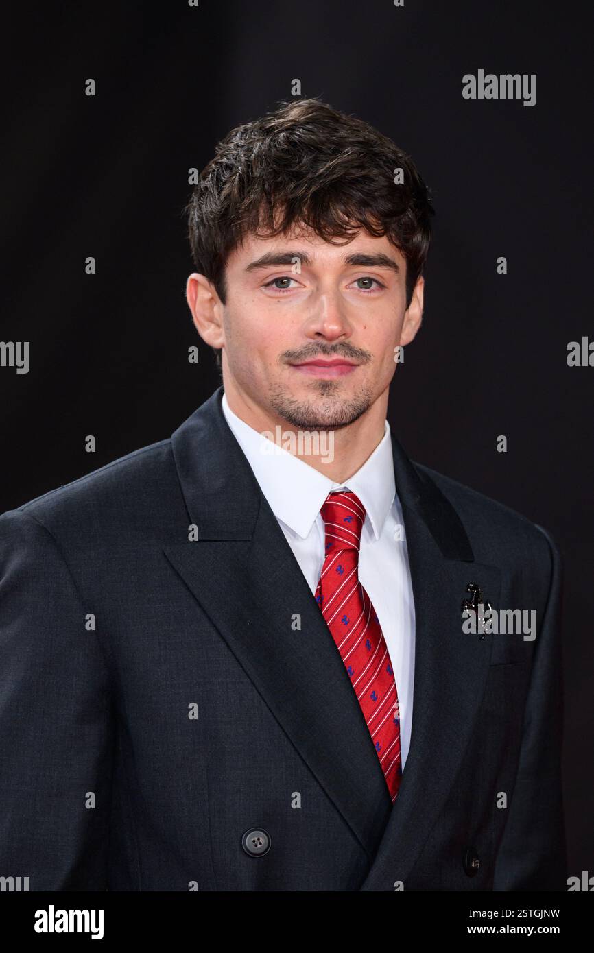 London, UK. February 18th, 2025. Charles Leclerc arriving at the F1 75 ...