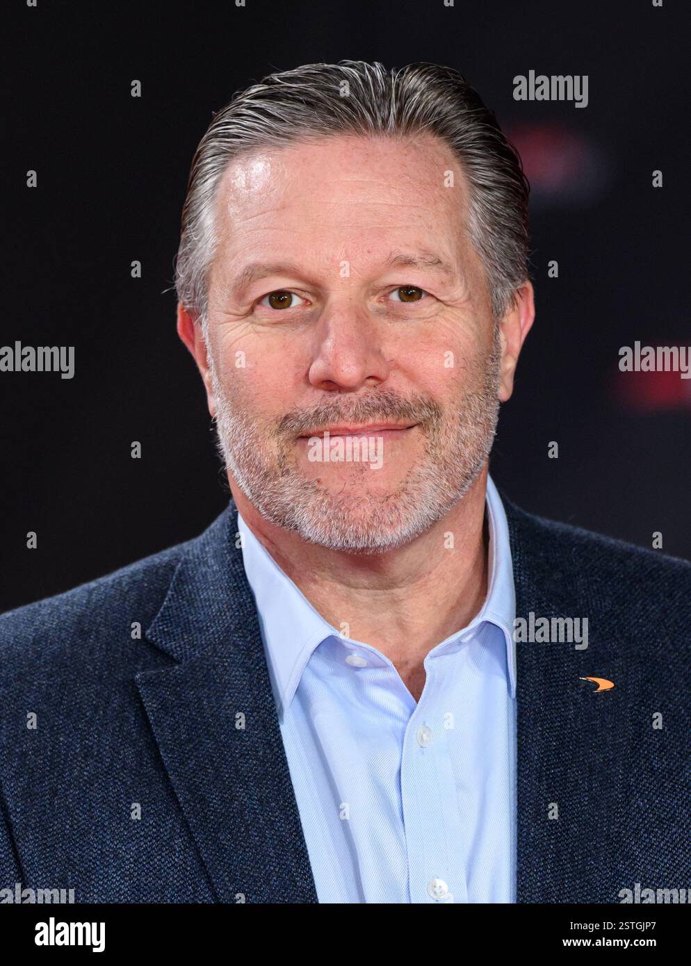 London, UK. February 18th, 2025. Oscar Piastri arriving at the F1 75 ...