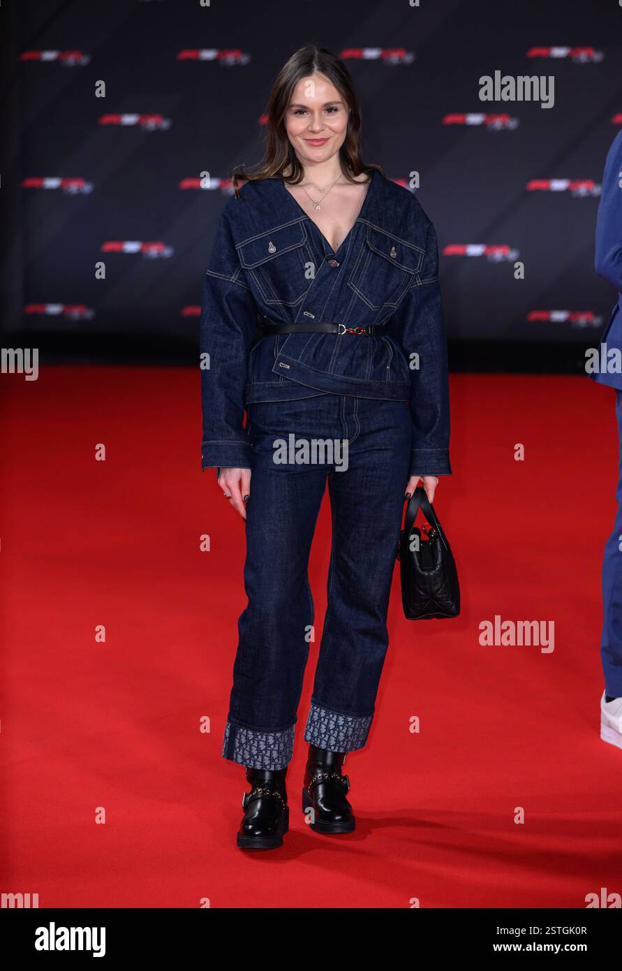 London, UK. February 18th, 2025. Holly Anna Ramsay arriving at the F1 ...