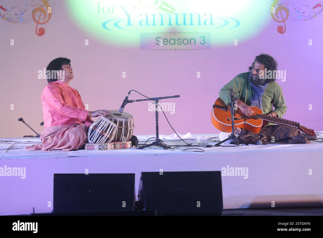 New Delhi, India. 19th Feb, 2025. NEW DELHI, INDIA - JANUARY 17: Guitarist Deepak Kshirsagar and ...
