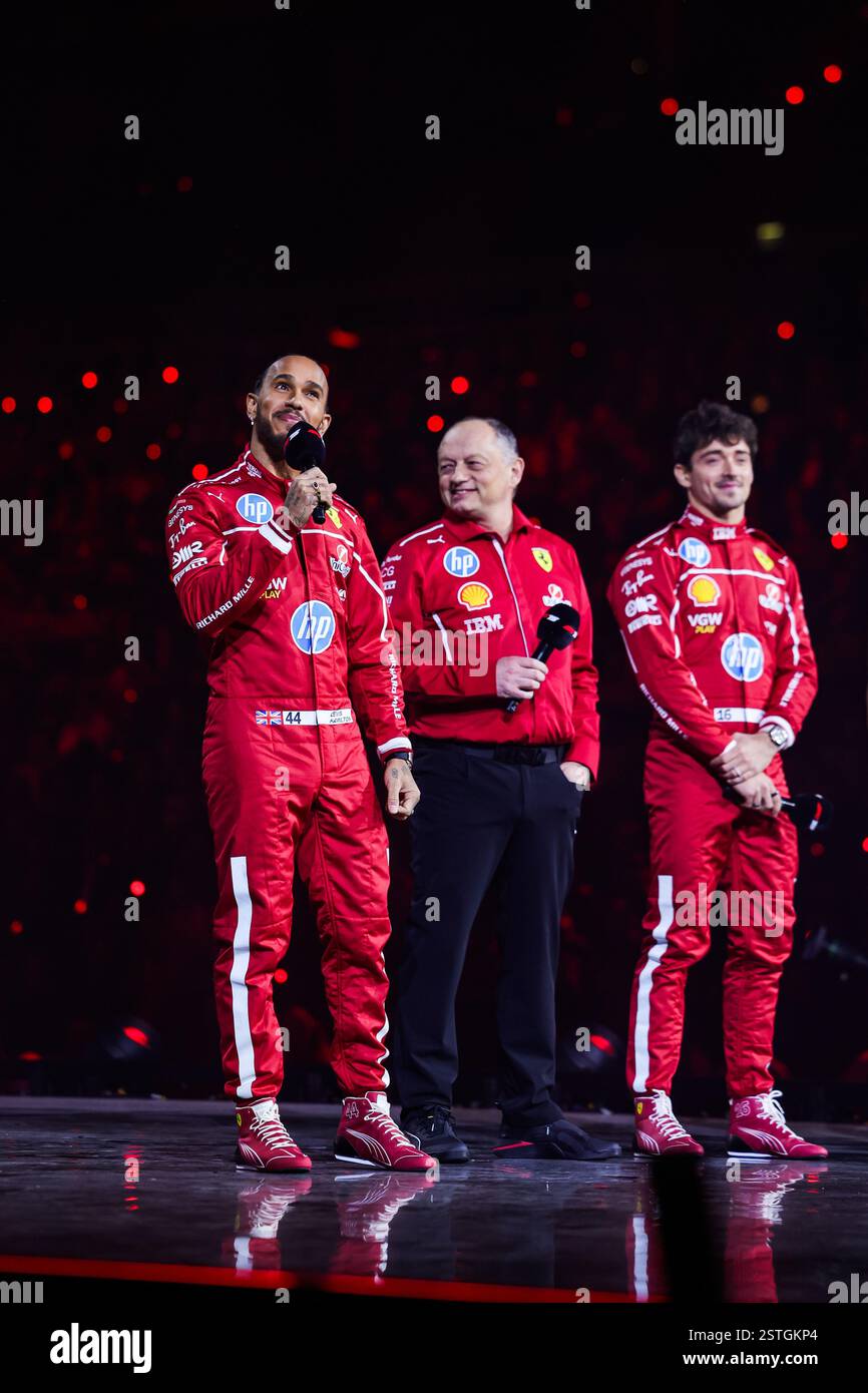 London, Emirats Arabes Unis. 18th Feb, 2025. Scuderia Ferrari SF-25 ...