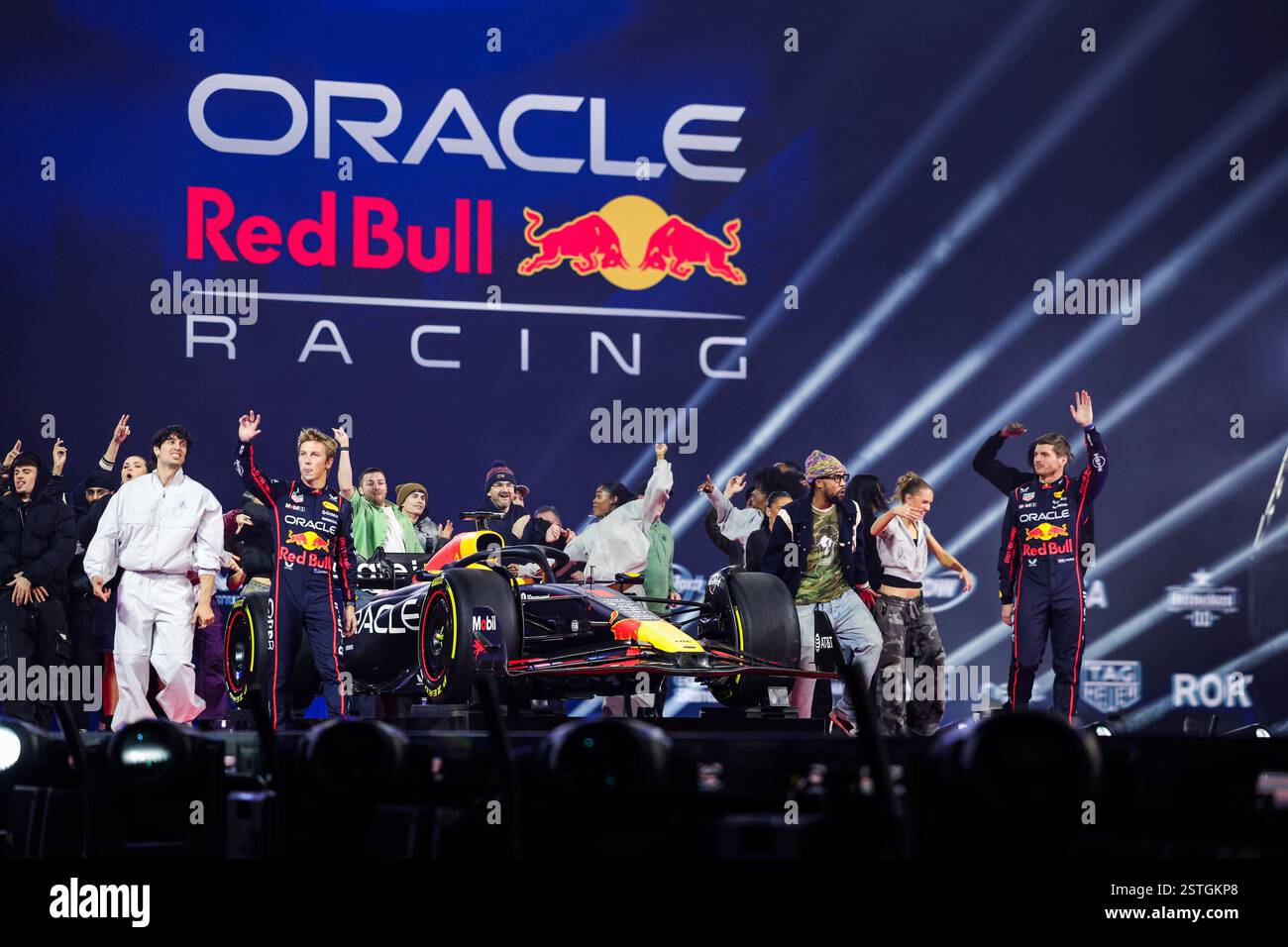 London, Emirats Arabes Unis. 18th Feb, 2025. Red Bull Racing RB21 ...