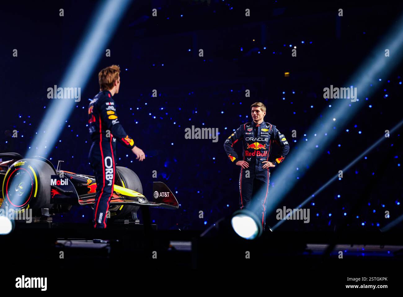 London, Emirats Arabes Unis. 18th Feb, 2025. Red Bull Racing RB21 ...