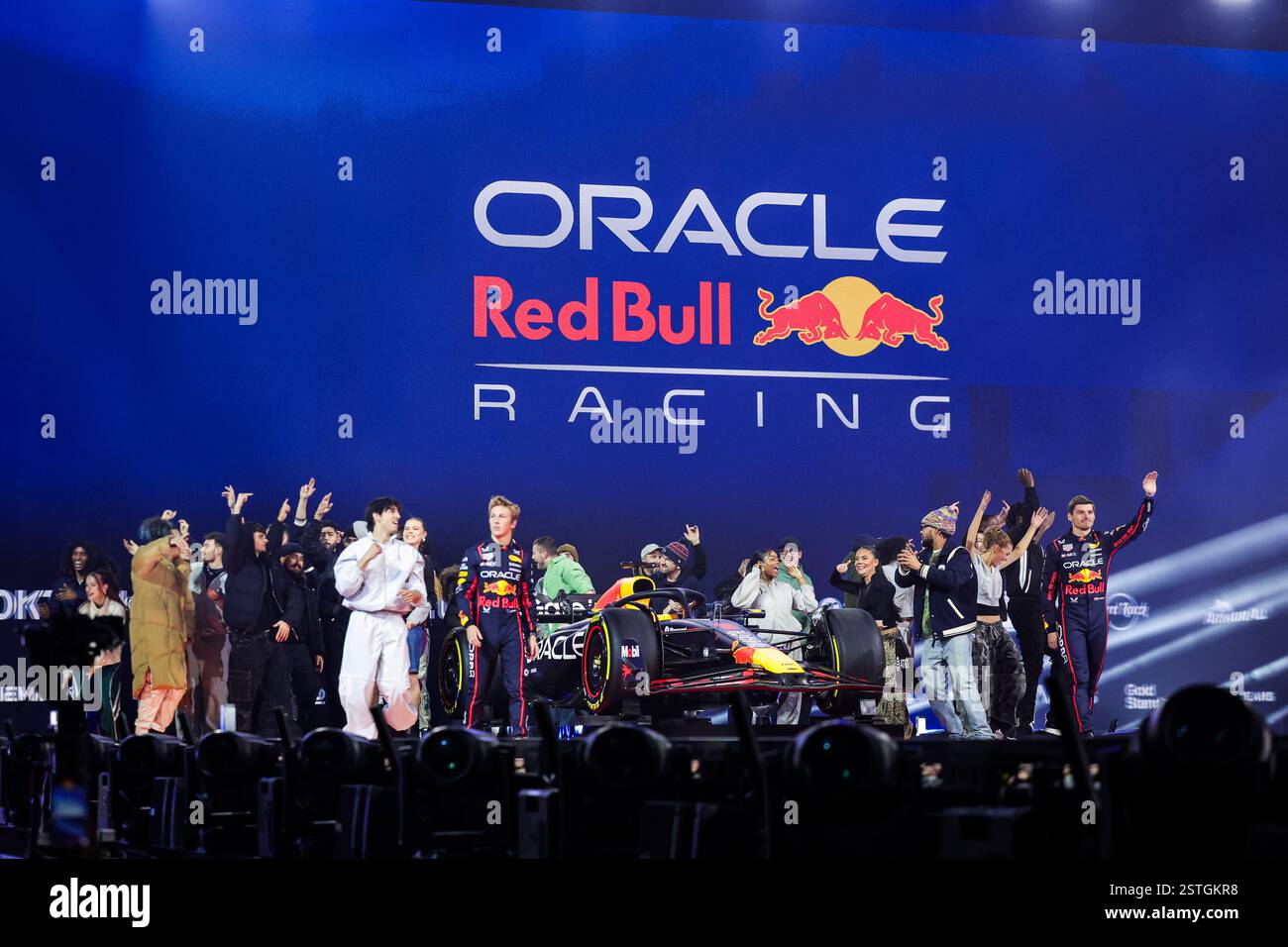 London, Emirats Arabes Unis. 18th Feb, 2025. Red Bull Racing RB21 ...